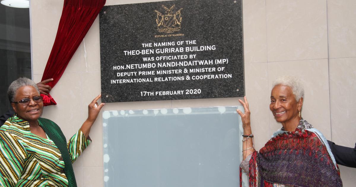 MIRCO Building named after Theo-Ben Gurirab | nbc