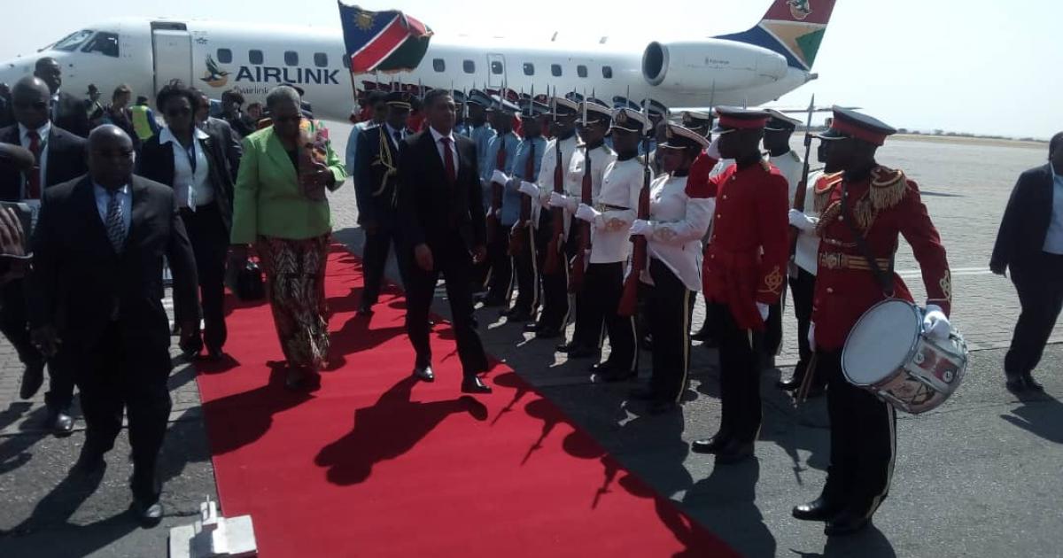 Seychelles President Danny Faure arrives for SADC Summit | nbc