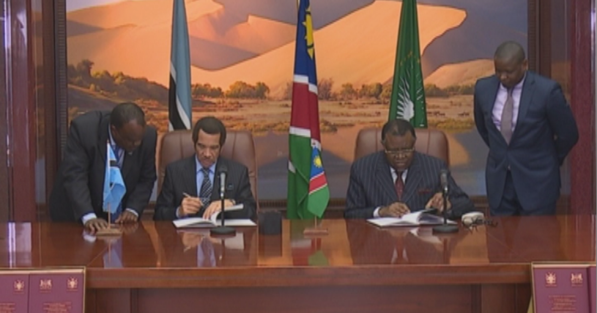Namibia and Botswana sign border treaty | nbc