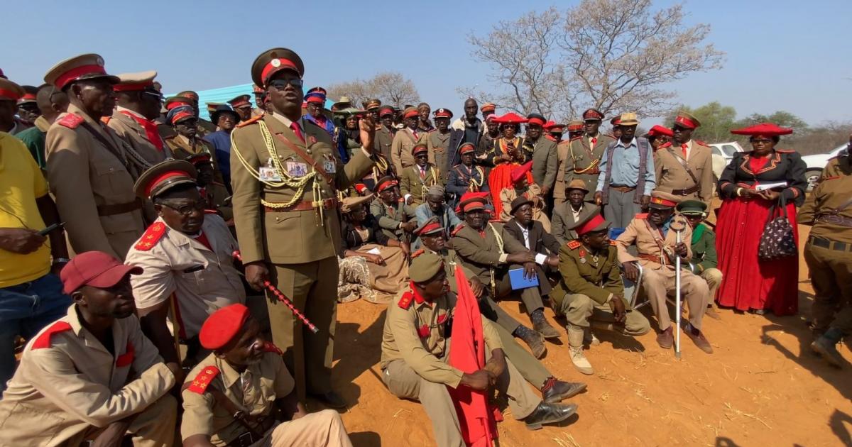 Ovaherero and Ovambanderu communities converged at Ozombu Zovindimb for ...