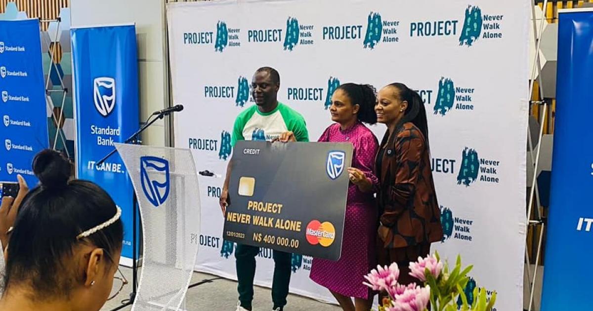 Standard Bank Namibia donates N$400,000 to Project Never Walk Alone | nbc