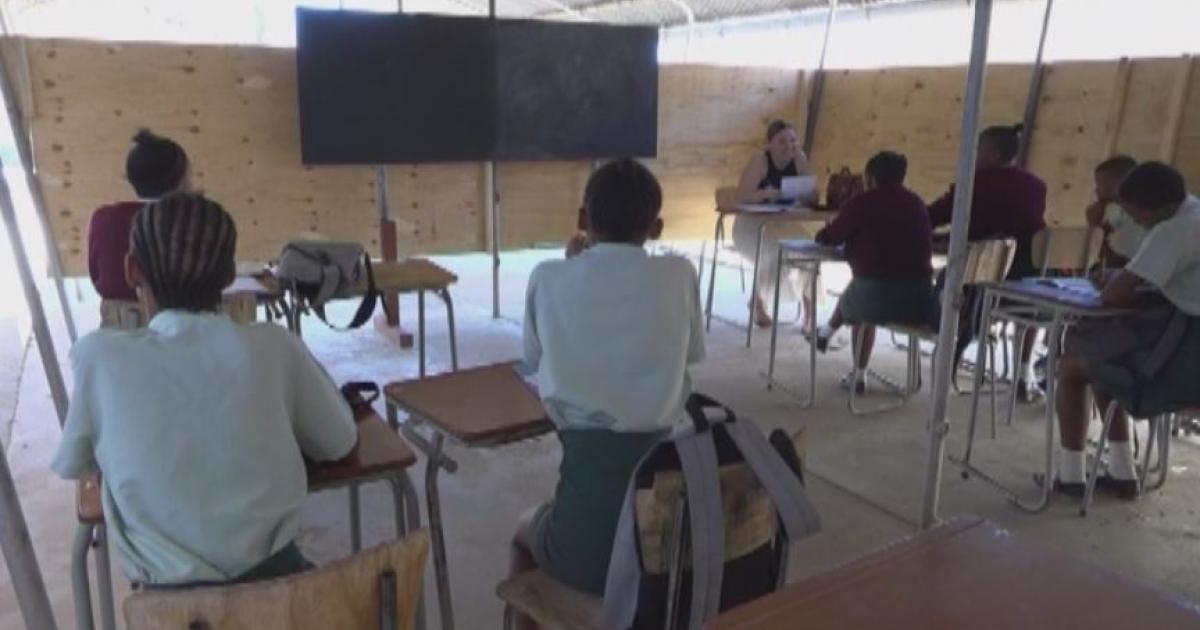 Unused open spaces converted into makeshift classes | nbc