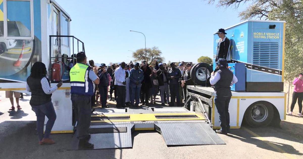 Roads Authority inaugarates NaTIS Mobile Vehicle Testing Station | nbc