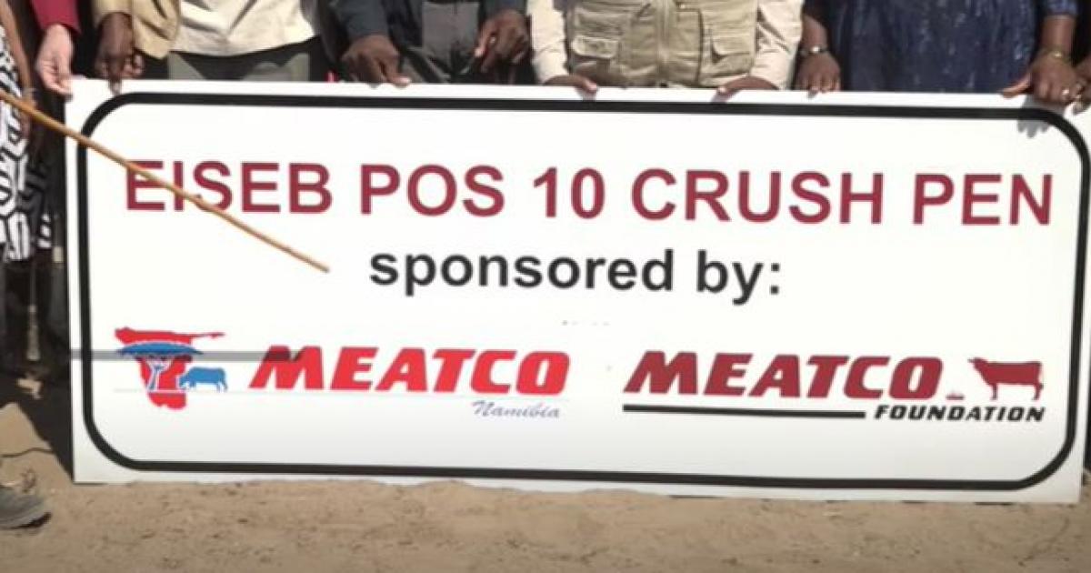 Livestock auction pens at Eiseb 10 valued at N$1.1 million Growth Point ...